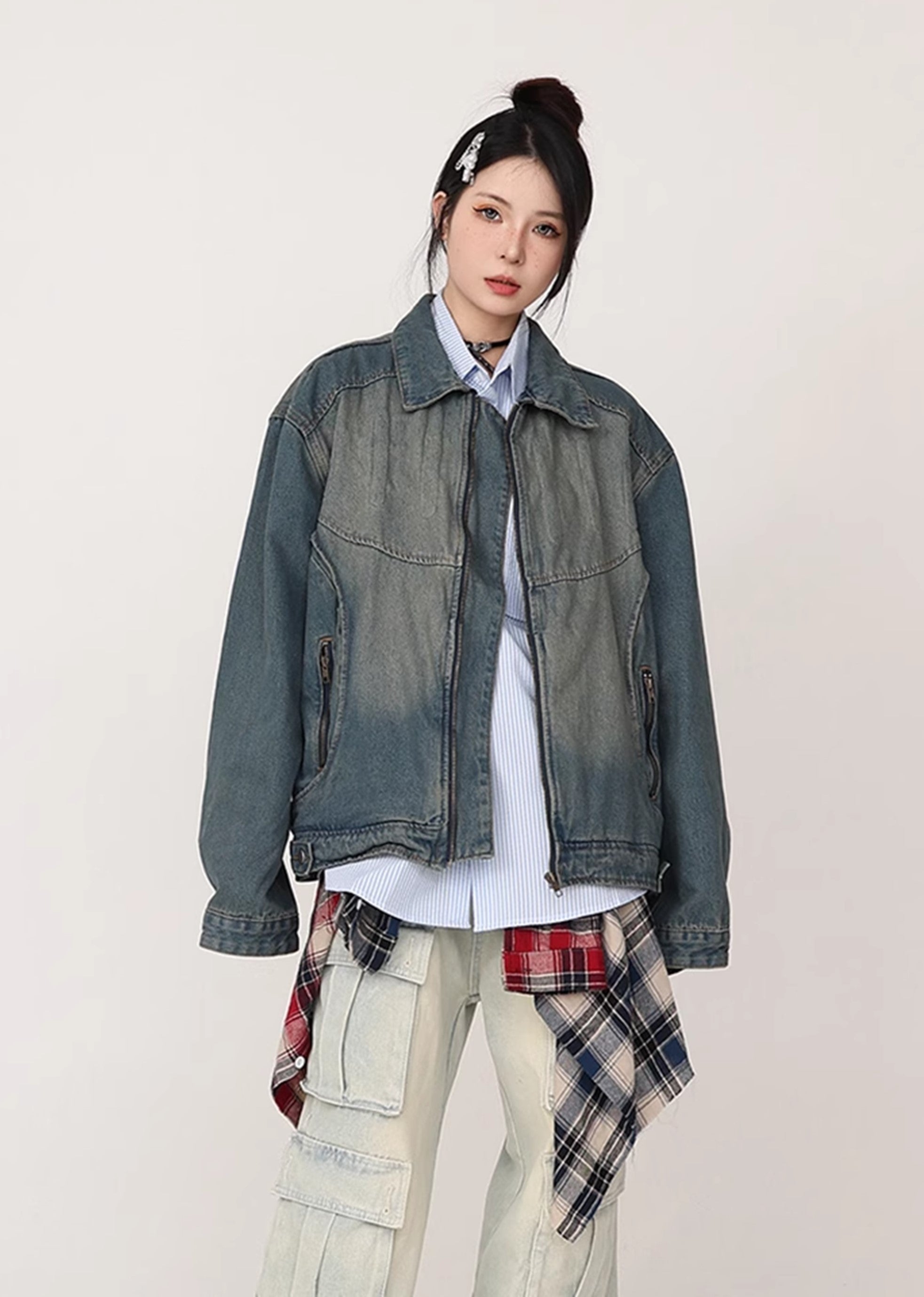 【CEDY】Random wash basic denim just jacket CD0056 – HI-LANDER