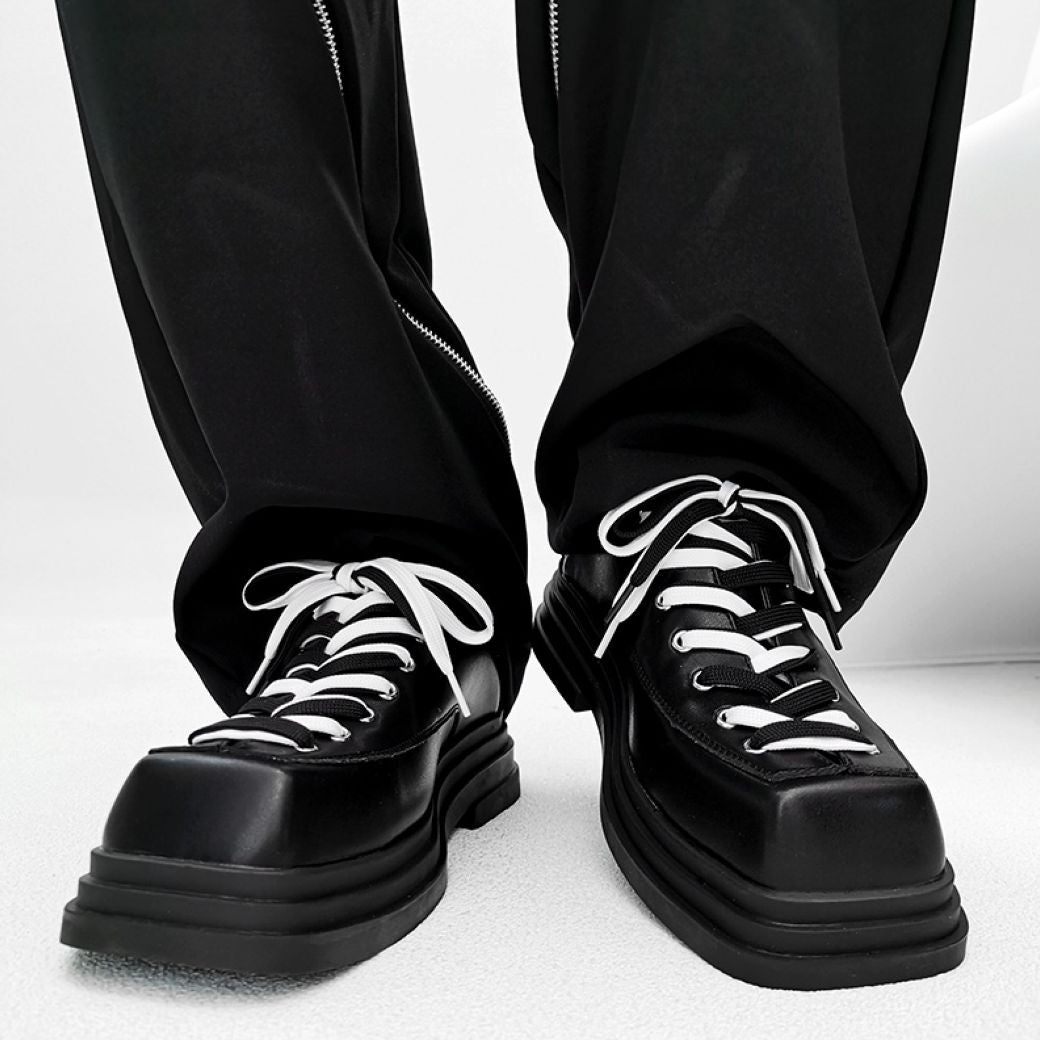 British style square toe thick derby shoes HL2934 – HI-LANDER