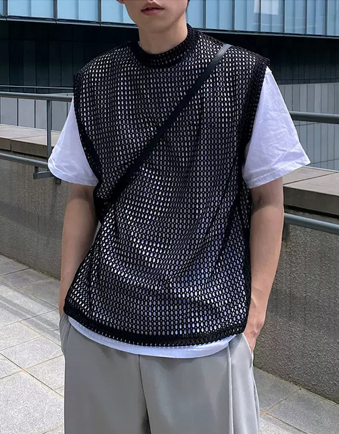 Crew neck mesh vest HL2555 – HI-LANDER