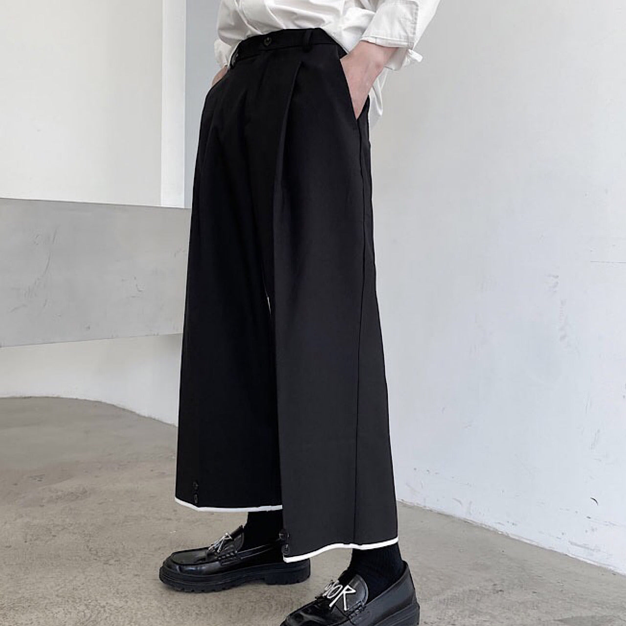 cuff-line wide flared pants HL0904 – HI-LANDER